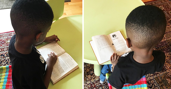Thanks To His Mom s New Book This 3 Year Old Boy Is Reading On A Third Thanks To His Mom s New Book This 3 Year Old Boy Is Reading On A Third